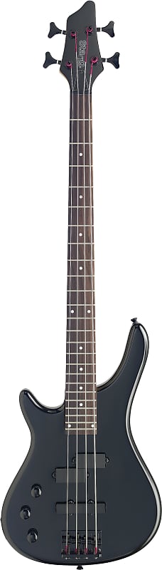Stagg Left Hand 4-String Fusion Bass Guitar - Black | Reverb