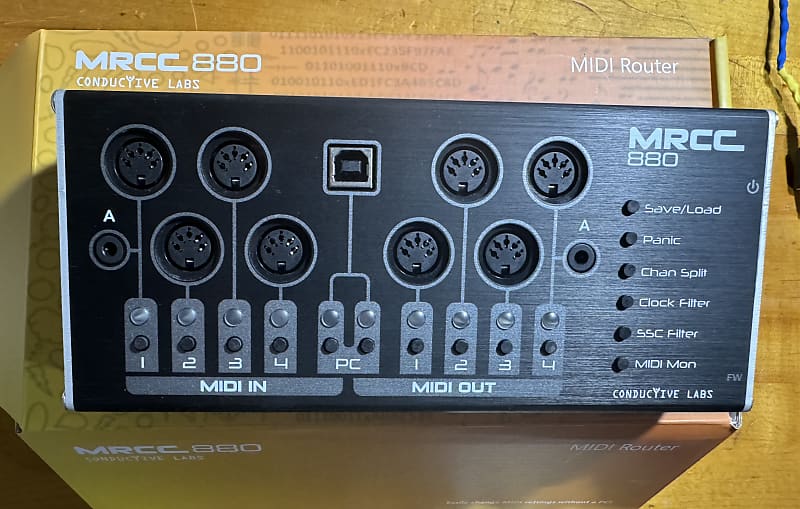 Conductive Labs MRCC 880 MIDI Router Control Center | Reverb