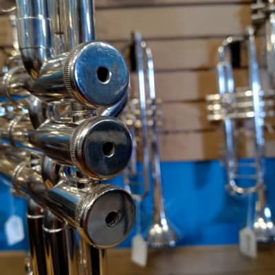 Getzen Eterna 700 Early-80s Silver Plated Bb Trumpet - Made | Reverb