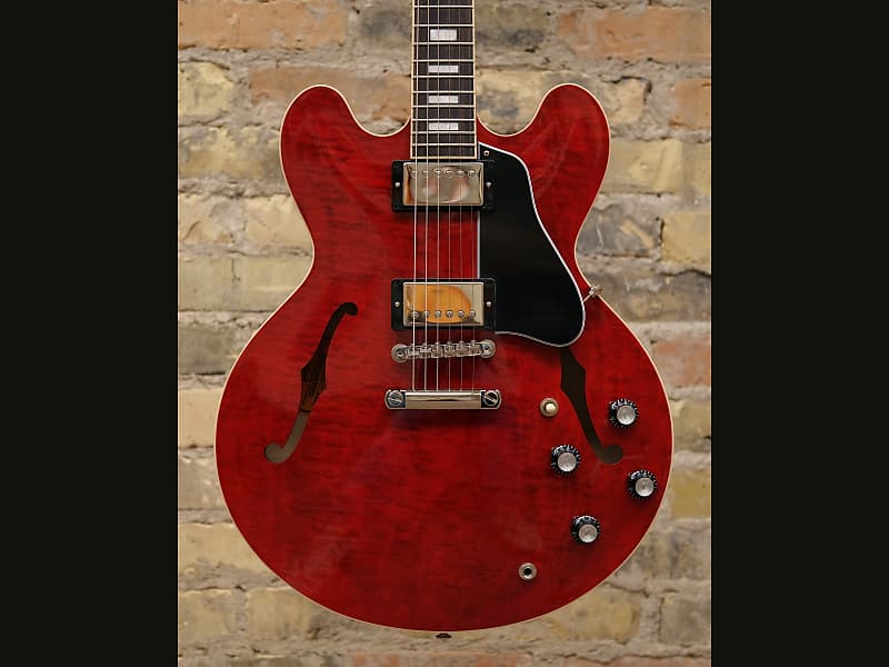 Gibson ES-335 Block 2020 - Present - Figured Sixties Cherry | Reverb
