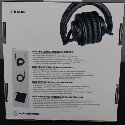 Audio-Technica ATH M40x Black | Reverb