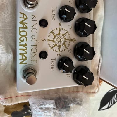Analog Man King of tone v.4 limited white White limited | Reverb Analog Man King of tone v.4 limited white White limited | Reverb