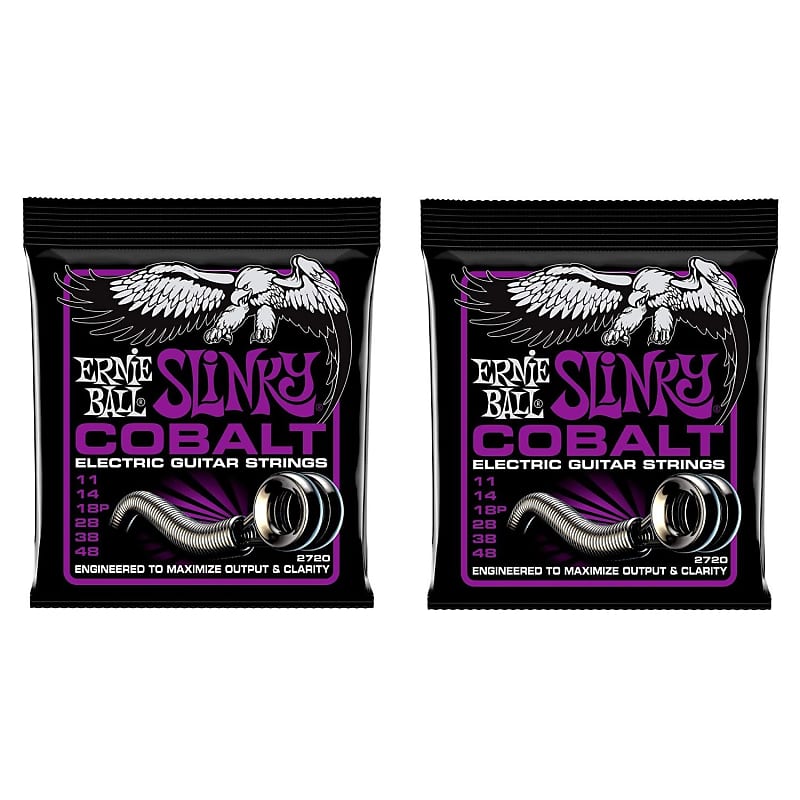 Ernie Ball Electric Guitar Strings P02720 Cobalt Power | Reverb