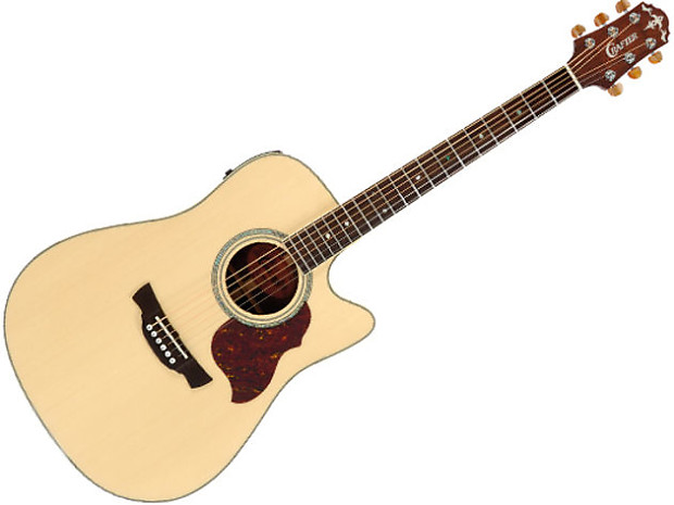 Crafter De8 N Acoustic Electric Guitar W Bag Reverb