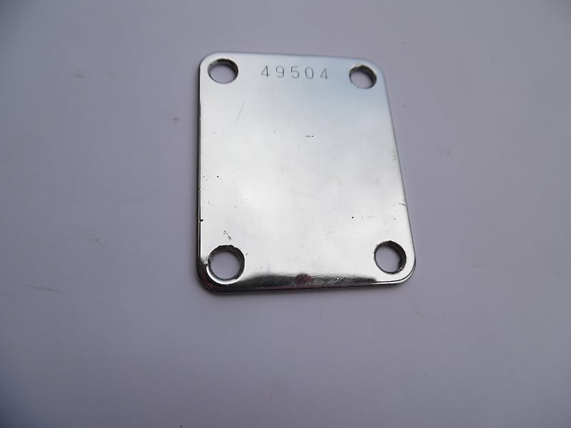 Original Fender Stratocaster Telecaster Neck Plate 1960 | Reverb