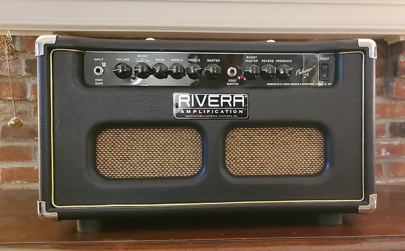 Rivera Pubster 25 Head 2016 Black | Reverb