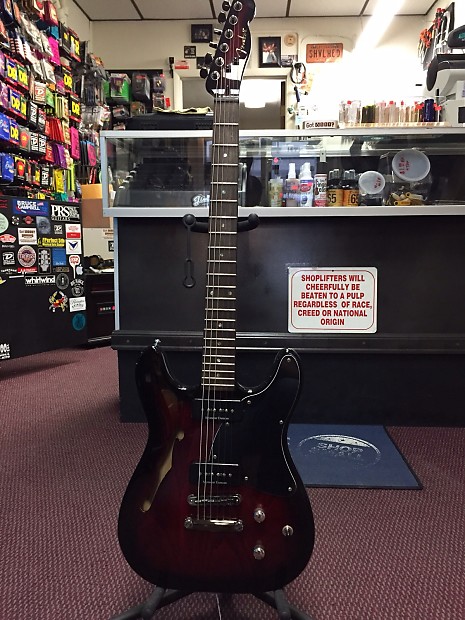 Fender TC90 Thinline Telecaster Black Cherry Burst | Reverb