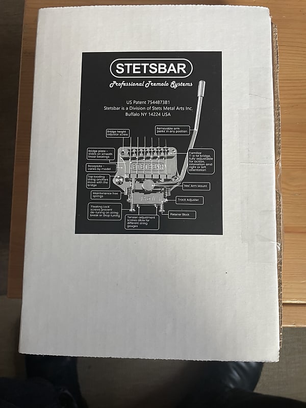 Stetsbar tremolo system 2024 - black | Reverb UK