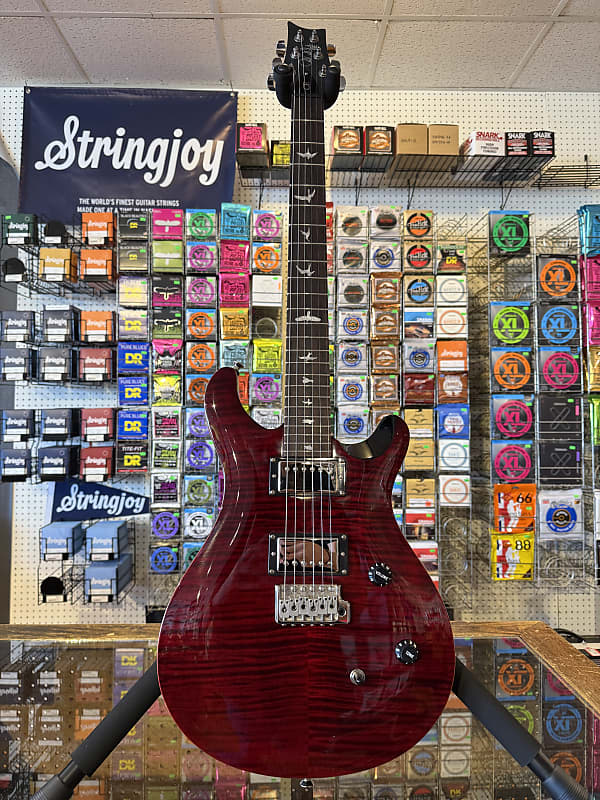 PRS SE Custom 24 - Ruby Red Flamed | Reverb