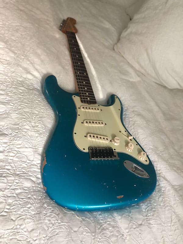 Fender Stratocaster MJT Ocean Turquoise Metallic | Reverb