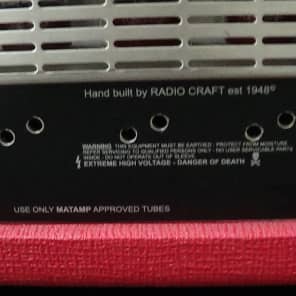 Matamp Ambergris 100w Tube Head red | Reverb