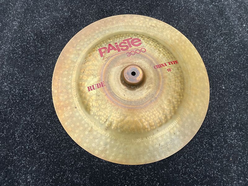 Paiste Rude 3000 18" China Type Cymbal | Reverb