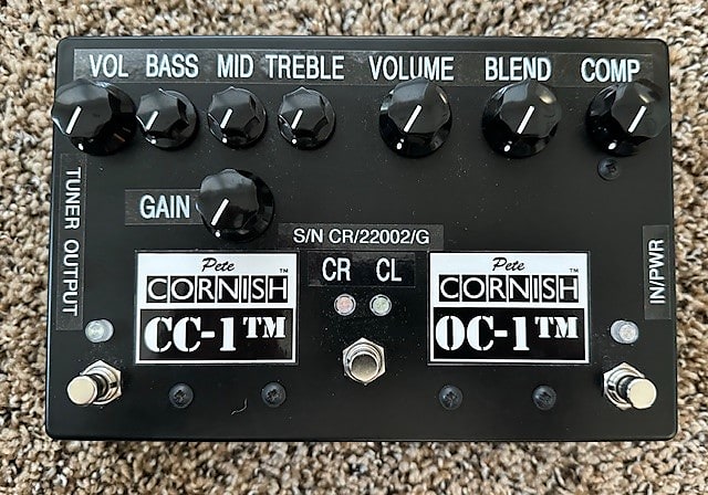 Pete Cornish CC-1 / OC-1 Duplex Black | Reverb