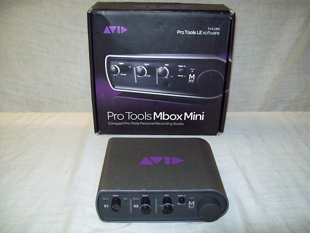 Avid Mbox Mini w/ Pro Tools 8.0.4 w/ Box and Manual | Reverb