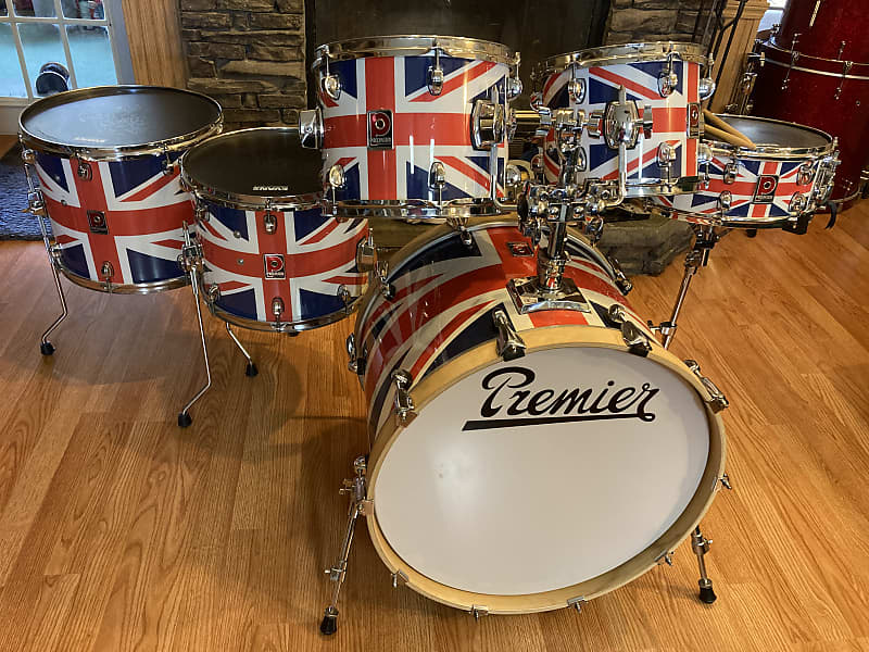 Premier Artist Series Maple 🍁 1990’s - Union Jack 🇬🇧 | Reverb
