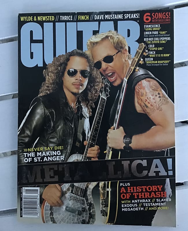 Guitar World Magazine Back Issue August 2003: Metallica | Reverb