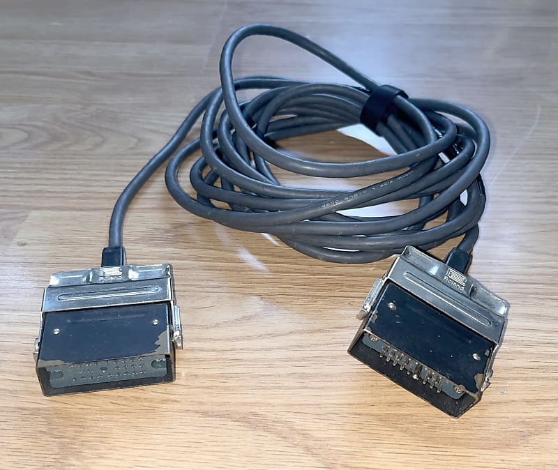 Original Roland GR Guitar Synthesizer 24-pin Cable C-24, 16 | Reverb