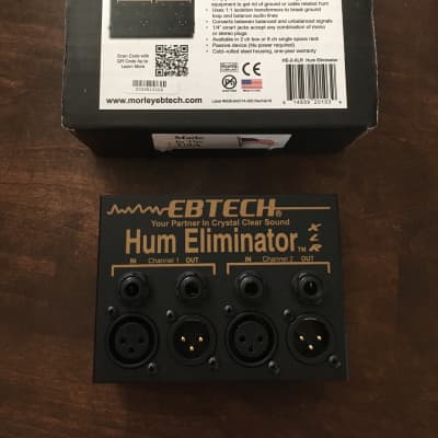 Ebtech Hum Eliminator 2021 black | Reverb