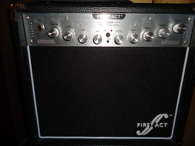 First Act MA 120 Guitar Amplifier 2012 Black / Silver | Reverb