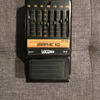 LOCObox 6 band Graphic Equalizer EQ - GE-06 - Very rare pedal | Reverb