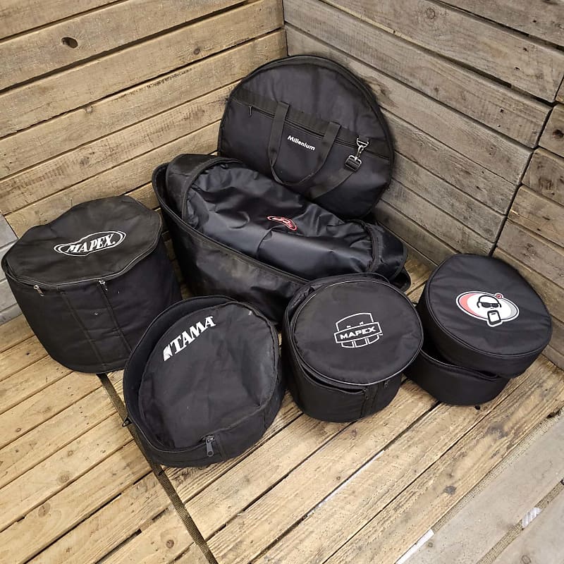 Drum Bag Set Mixed Brand USED! RKBGS070224 | Reverb