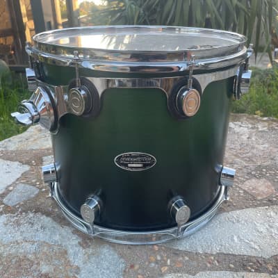 PDP MX Maple Green To Black Fade 14 x 12 Tom Drum | Reverb