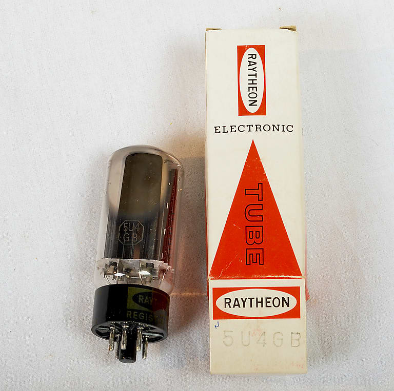 Raytheon 5U4GB rectifier tube tests strong | Reverb