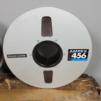 Pair Ampex Grandmaster 2” 10in reel 456 Master Audio Tapes, | Reverb