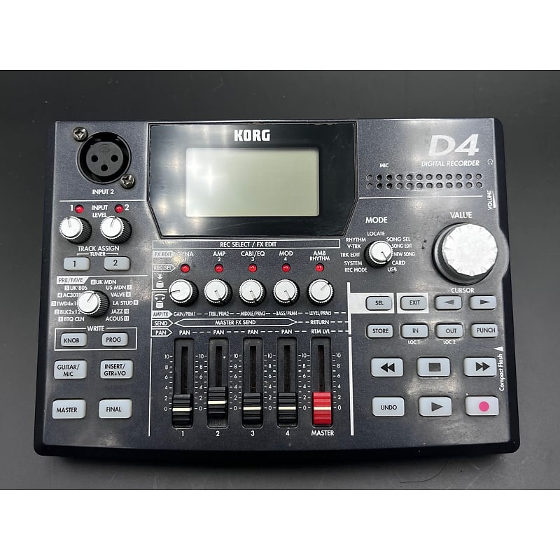 SECONDHAND Korg D4 Compact 4-Track Digital Recorder | Reverb