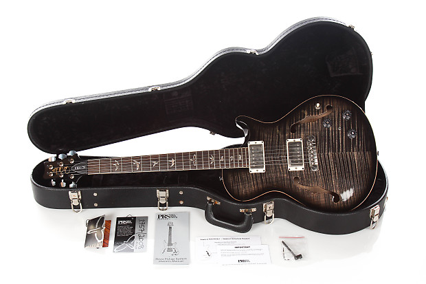 2011 PRS Paul Reed Smith SC/HBII Singlecut Hollowbody Black | Reverb