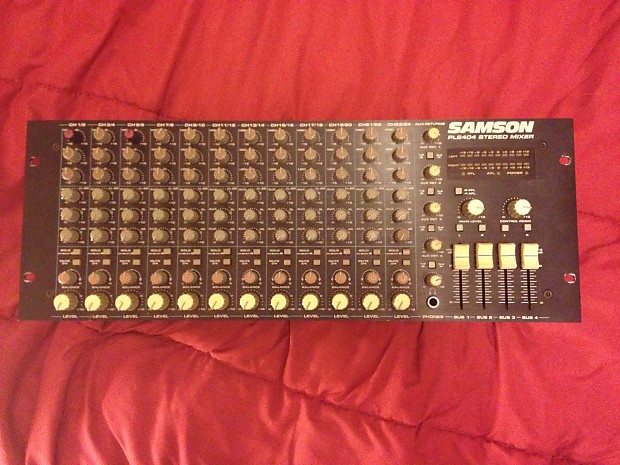 Samson PL2404 Stereo Mixer - Black | Reverb