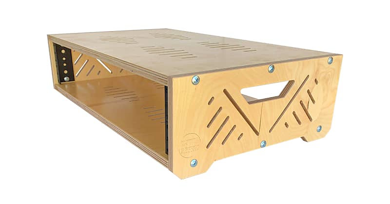 2 RU Studio Rack (Birch ply in natural finish) | Reverb