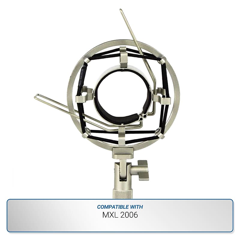 MXL Silver Shock Mount compatible with MXL 2006 Microphone | Reverb