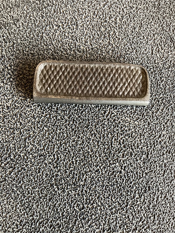 Vintage Lap Steel Guitar Slide Bar 1950's - Grey Metal | Reverb