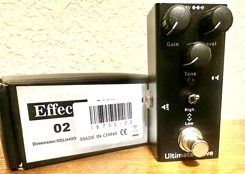 Ultimate Drive Overdrive Distortion Drive Pedal FREE SHIPPING | Reverb