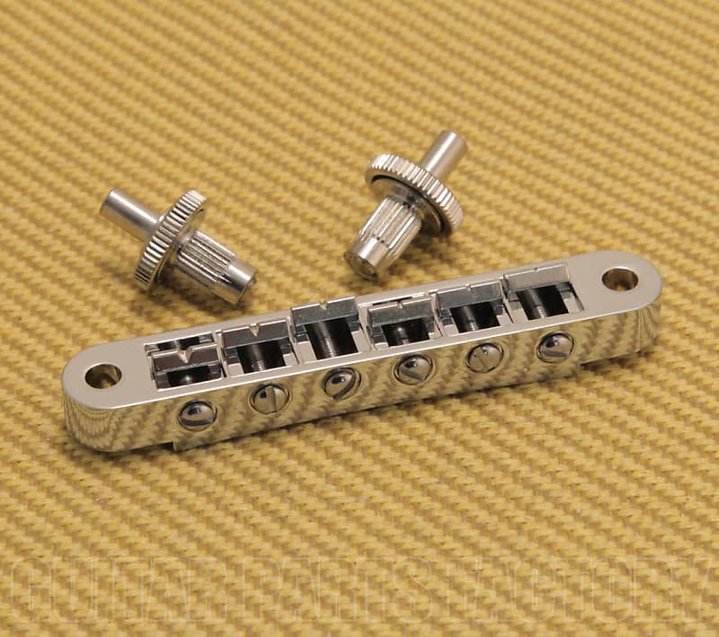 KLP-1200C Kluson Chrome Nashville TuneOmatic Bridge for USA | Reverb
