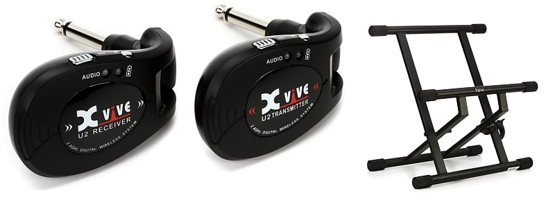 Xvive Audio U2 Digital Wireless Guitar System - Black Bundle | Reverb