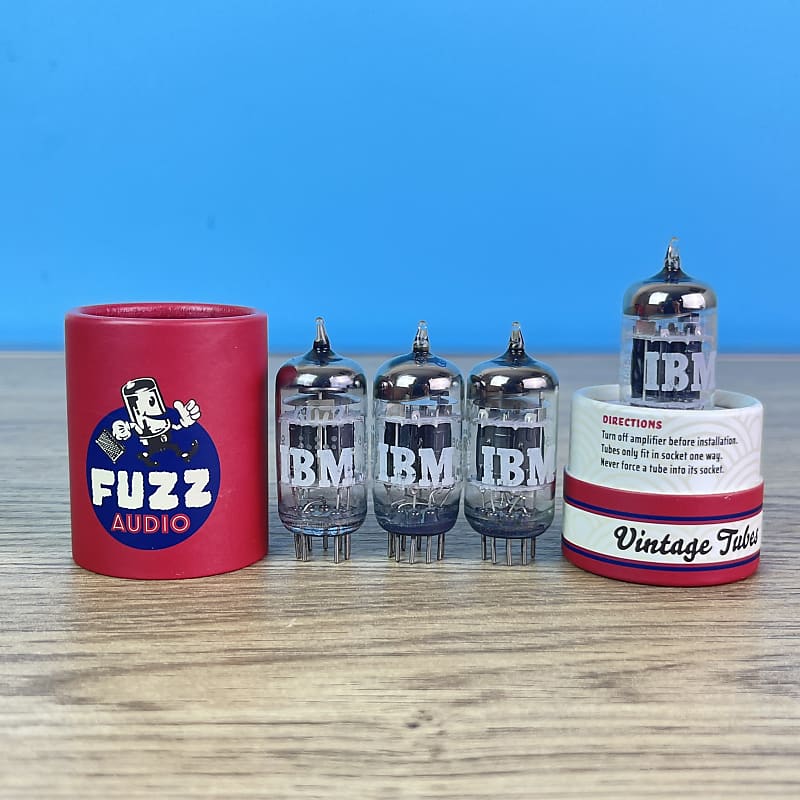 GE 6072 12AY7 Black Plate | NOS IBM Logo | Fuzz Audio Vintage | Reverb