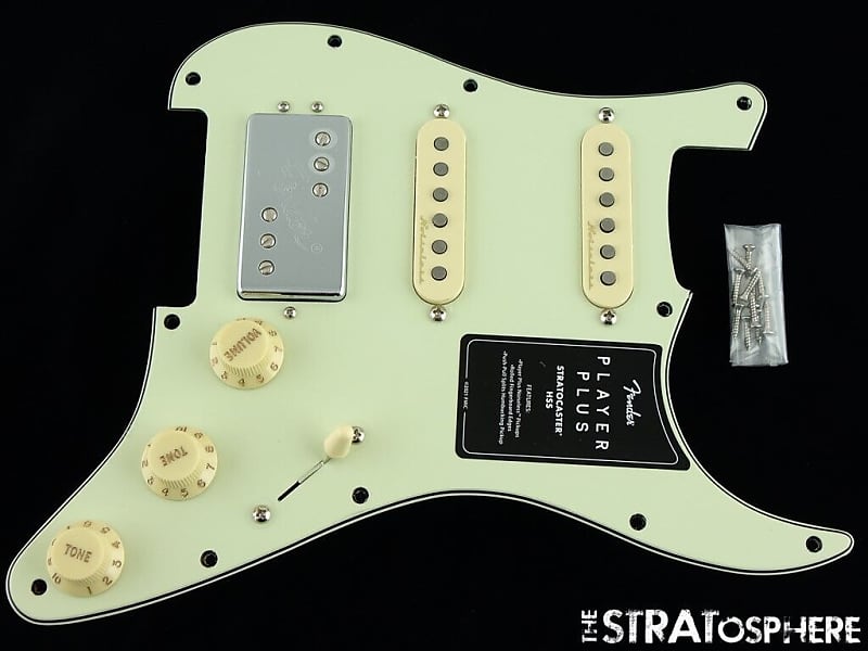 Fender Player Plus Series Strat HSS LOADED PICKGUARD PUs | Reverb
