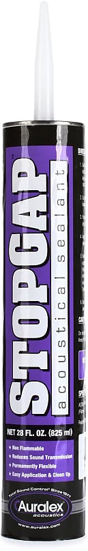 Auralex StopGap Acoustical Sealant (Single) (5-pack) Bundle | Reverb