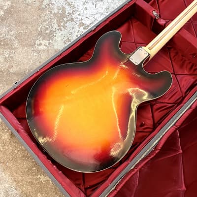 Welson DS-2T Hollowbody electric guitar 1960’s - Sunburst vox | Reverb