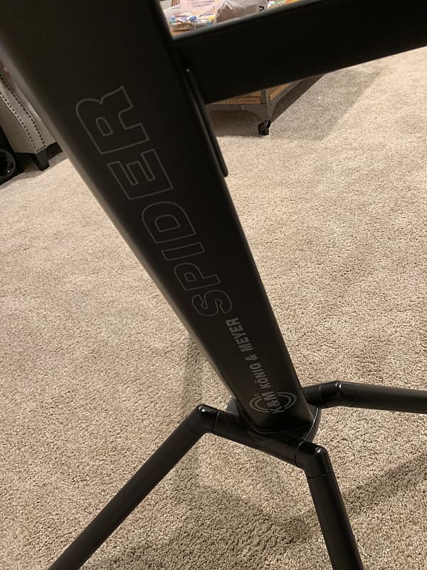 K&M Spider 2017 Matte Black | Reverb