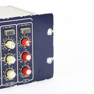 1978 Ashly SC-66A Stereo Parametric Equalizer Blue Face EQ | Reverb