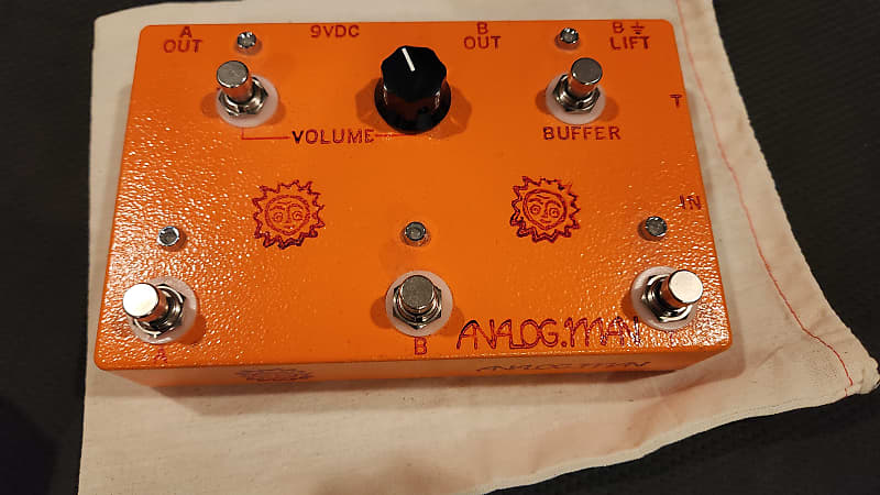 Analogman Custom made AB Switch with Volume, Buffer, Ground | Reverb