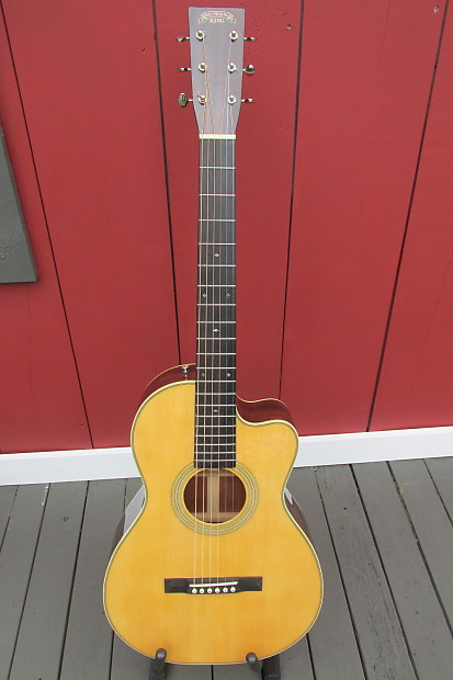 Recording King RP2-626-C Cutaway Parlor Acoustic, All Solid | Reverb