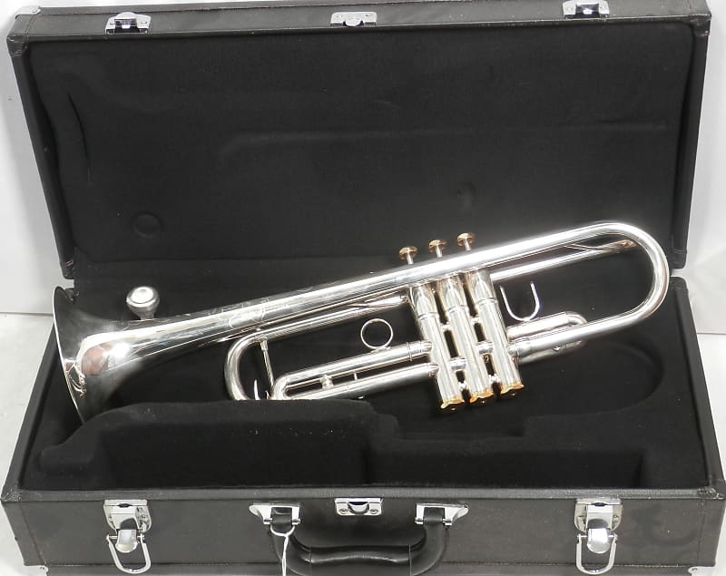 JZ Music TBSO Bb Trumpet Silver with case (NOS New Old Stock) | Reverb