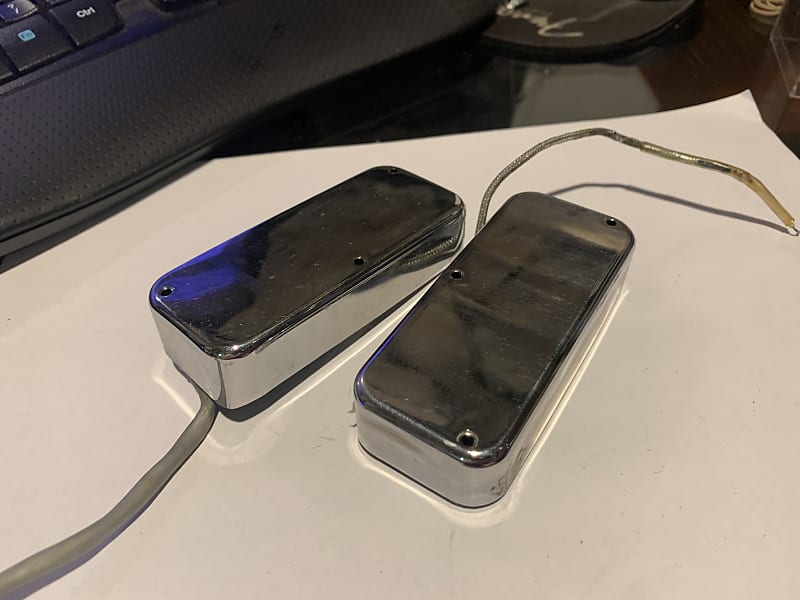 Gibson Thunderbird Bass Original Pickups 1976 - Chrome SET | Reverb