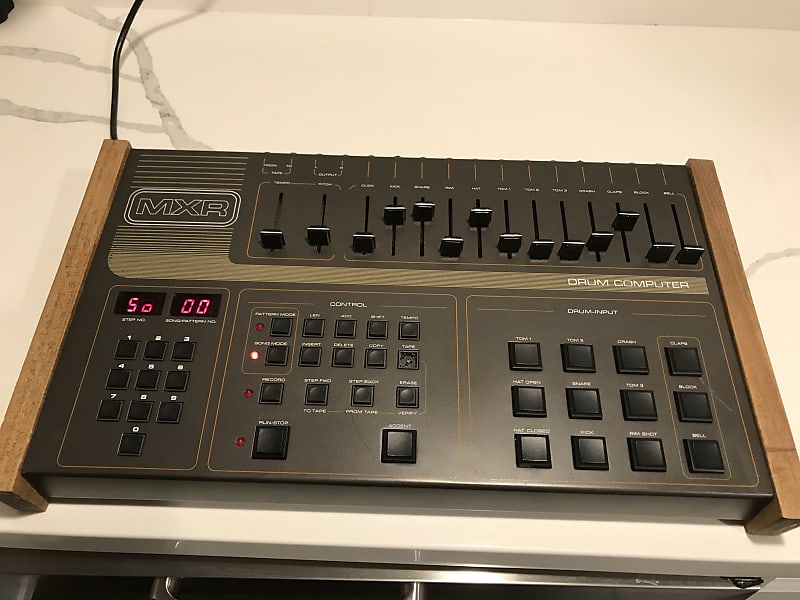 MXR 185 Drum Computer 1980s Wood/Black | Reverb
