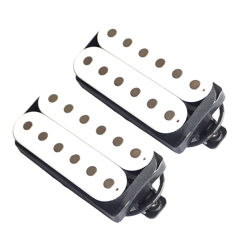 Modern Humbucker Pickups – White Open - Full Set | Reverb