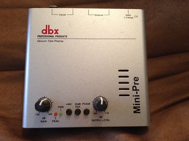 DBX Mini-Pre Vacuum Tube Preamp | Reverb